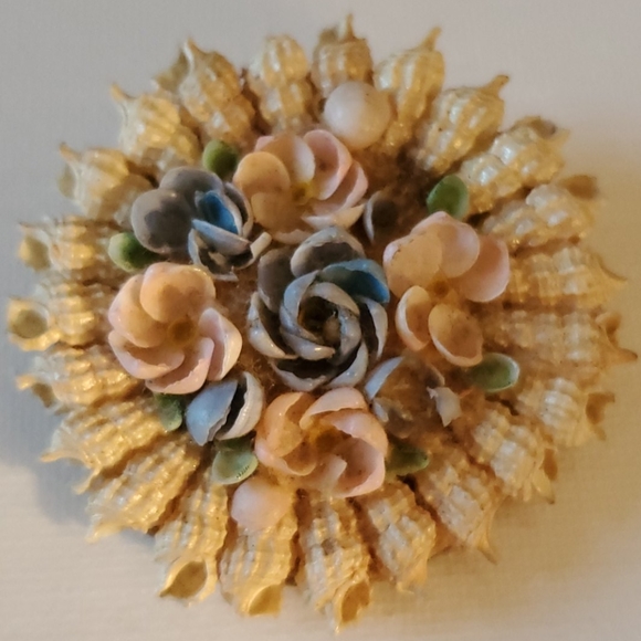 Hand Crafted | Jewelry | Sea Shell Pin | Poshmark